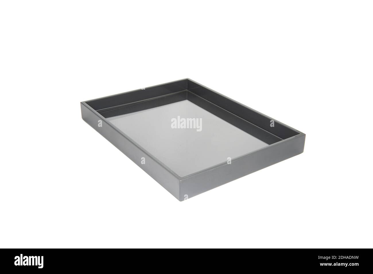 empty service tray isolated on white background Stock Photo - Alamy