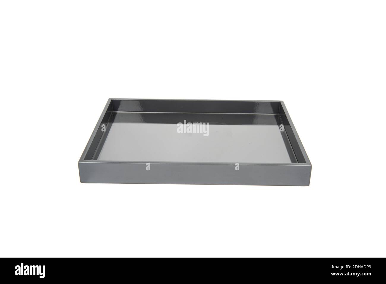 empty service tray isolated on white background Stock Photo - Alamy