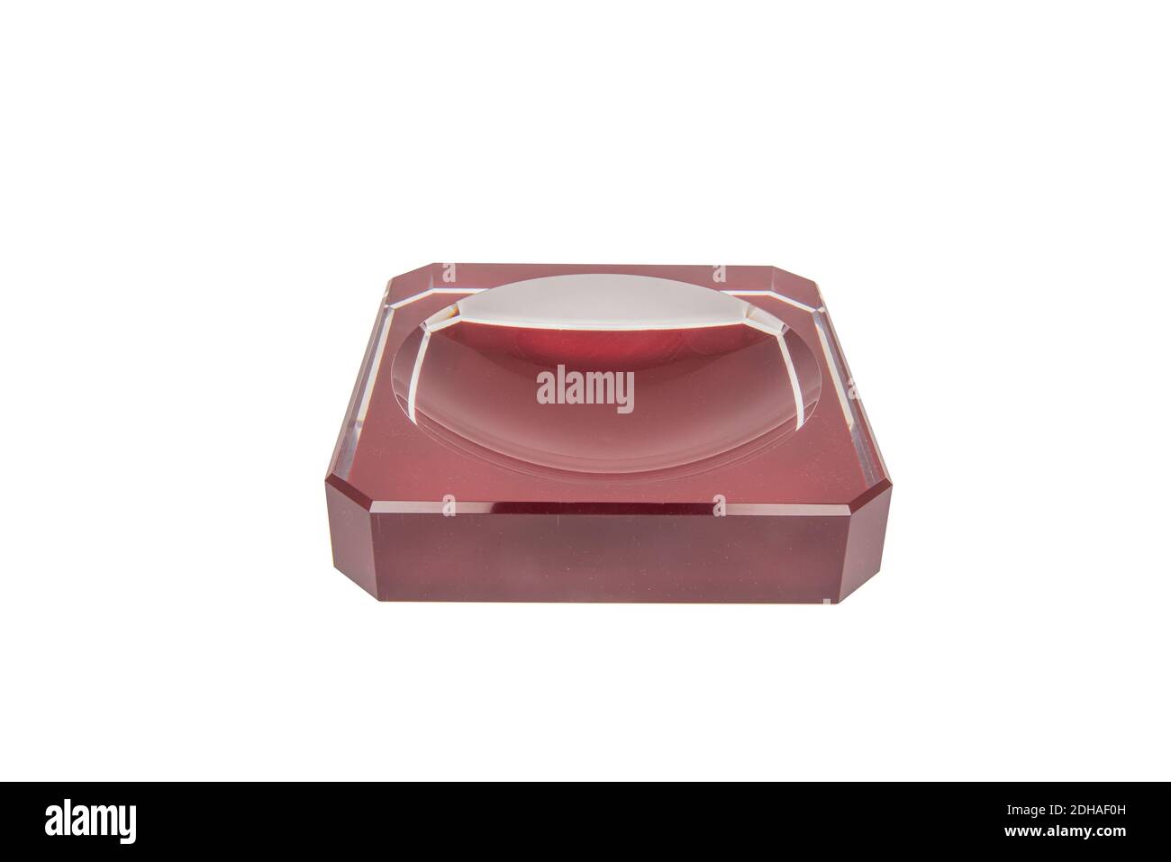 glass ash tray isolated on white Stock Photo - Alamy