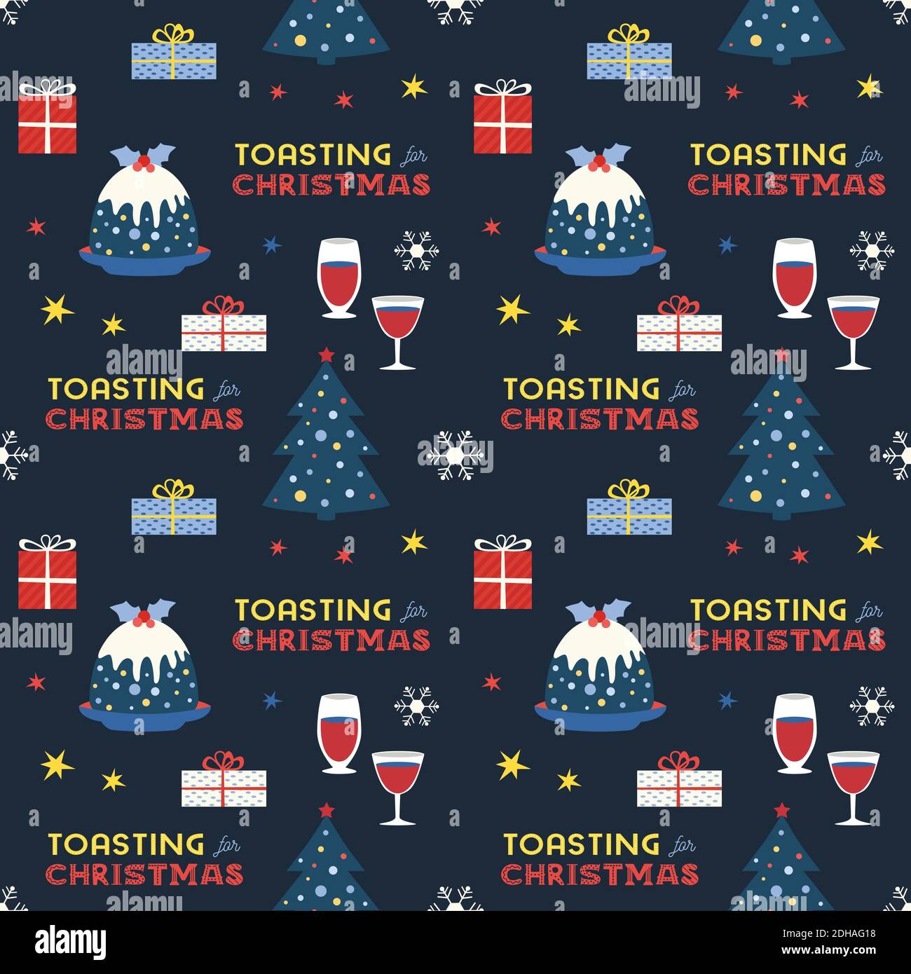 Illustration christmas pudding wallpaper hi-res stock photography and ...