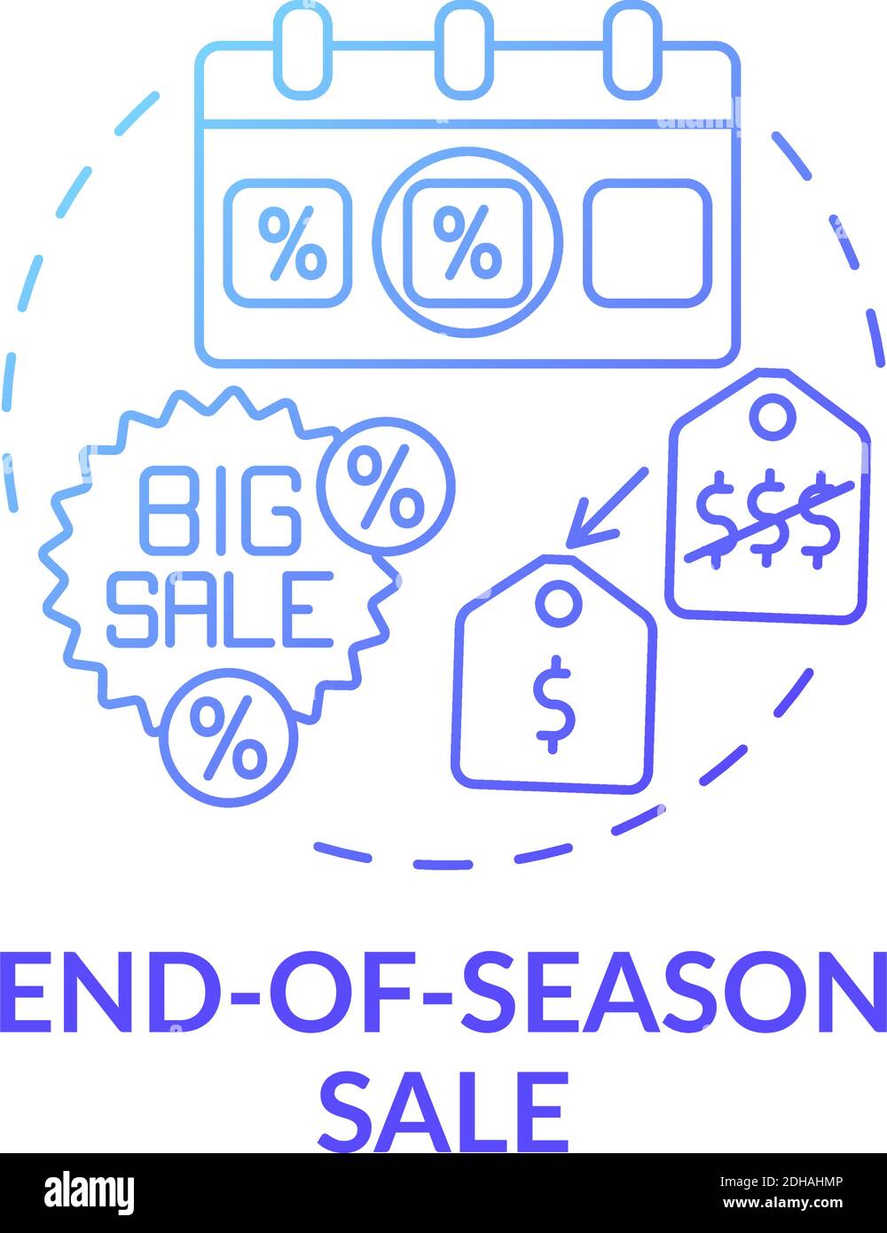 End-of-season sale concept icon Stock Vector Image & Art - Alamy