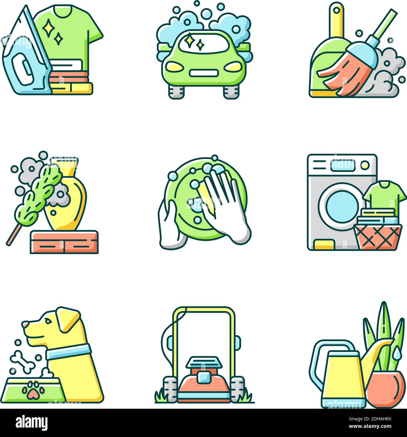 House chore pictogram Stock Vector Images - Alamy