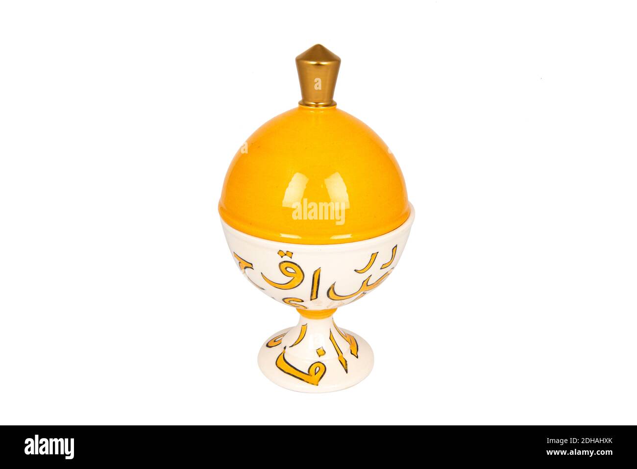 arabic decorative object isolated on white Stock Photo - Alamy