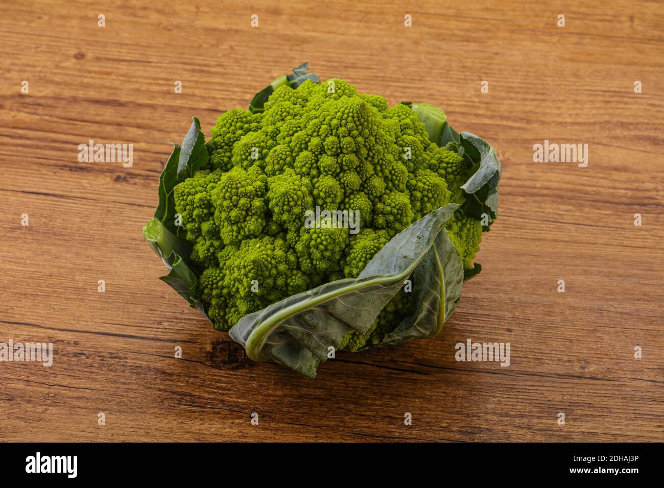 Tasty Vegan organic food - Romanesco cabbage Stock Photo - Alamy