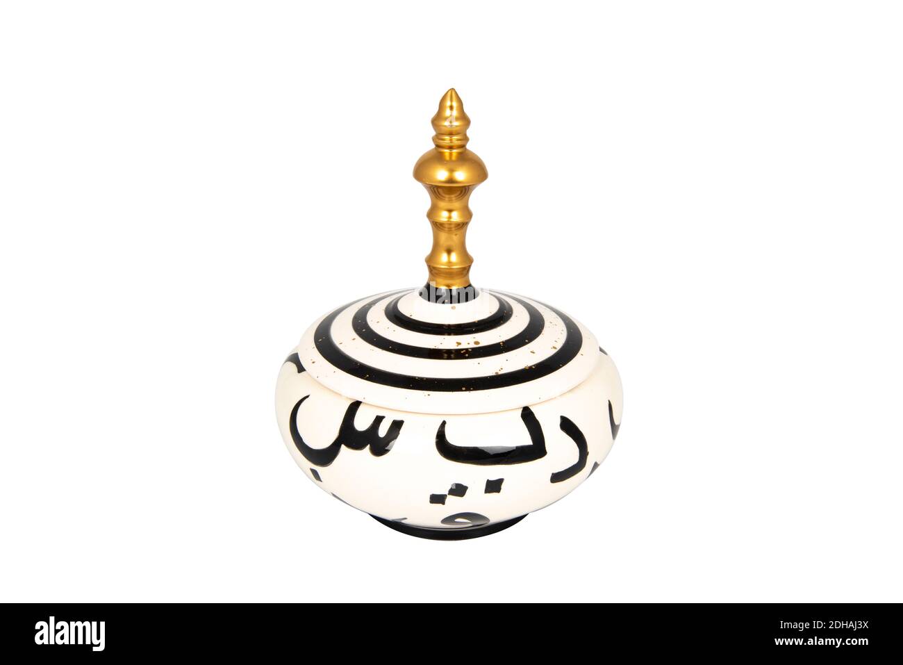 arabic decorative object isolated on white Stock Photo - Alamy
