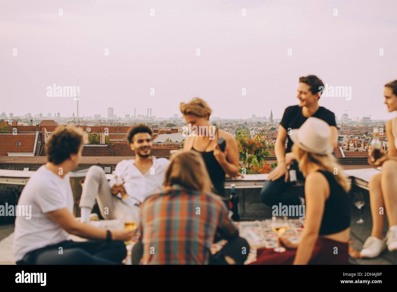 Rooftop terrace background hi-res stock photography and images - Alamy