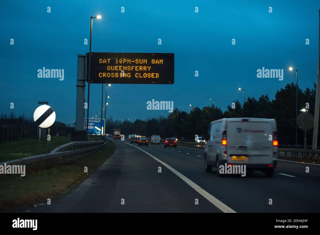 Motorway closed sign hi-res stock photography and images - Alamy
