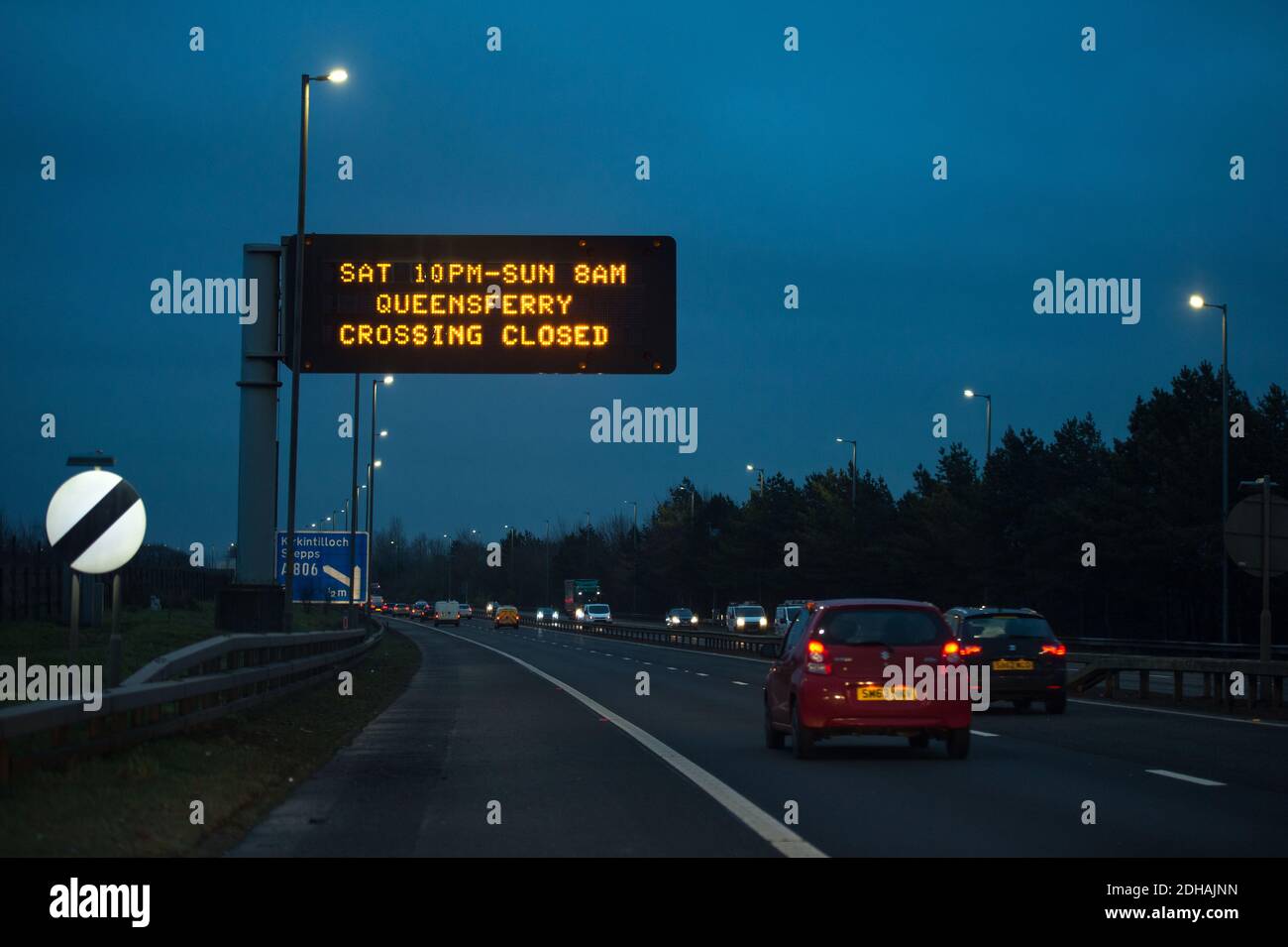 Motorway closed sign hi-res stock photography and images - Alamy