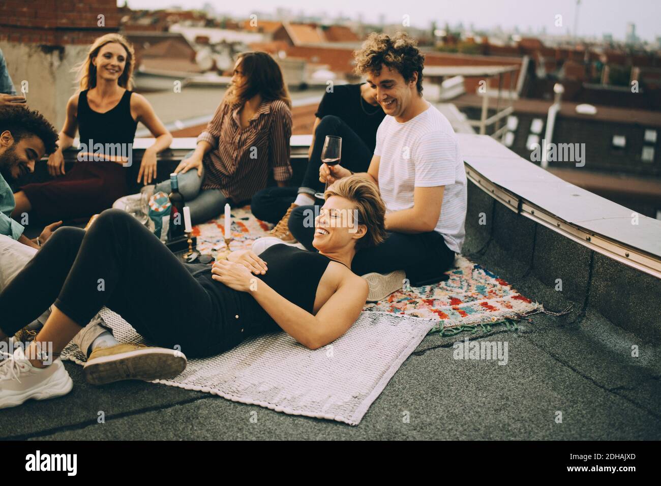 Rooftop europe terrace hi-res stock photography and images - Alamy