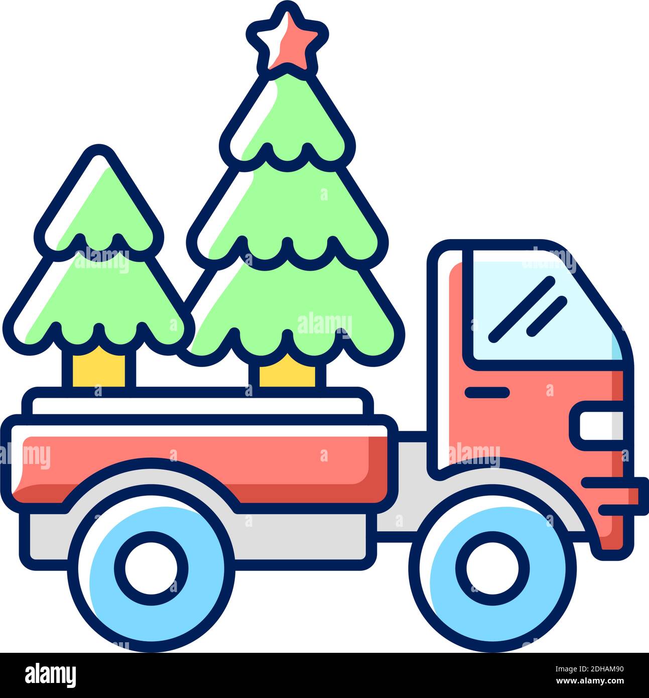 Traditional lorry decoration Stock Vector Images - Alamy