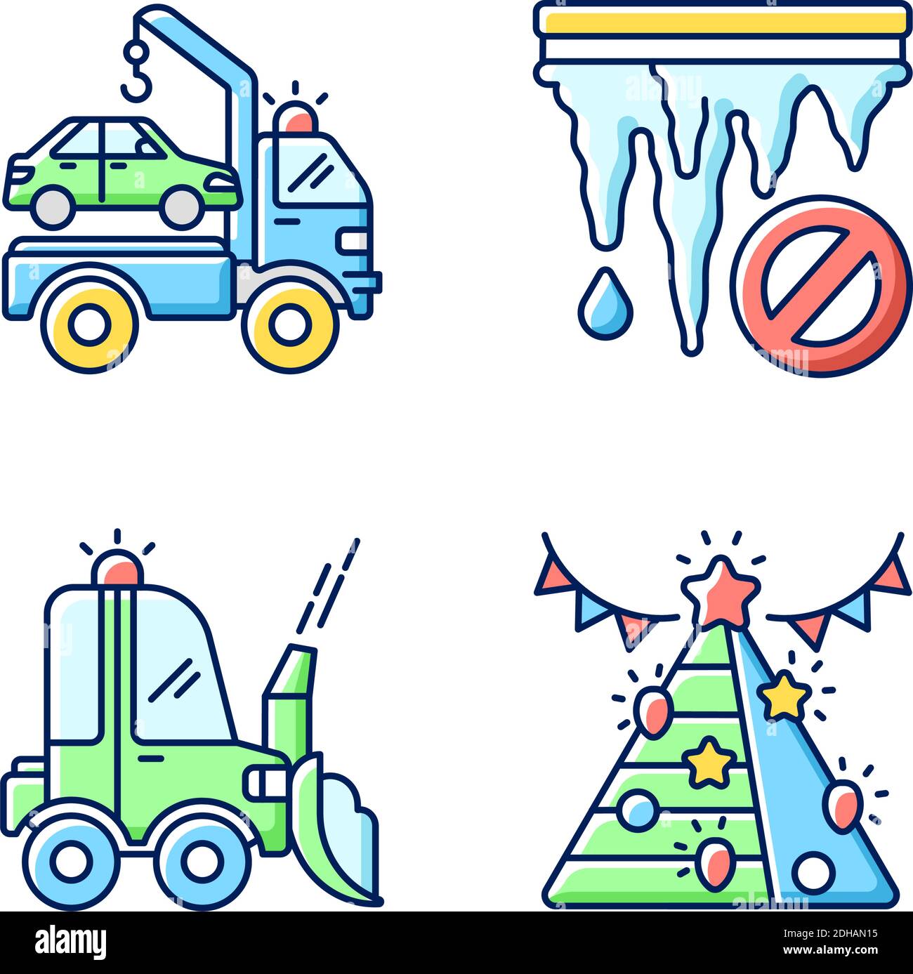 Reduce accident Stock Vector Images - Alamy