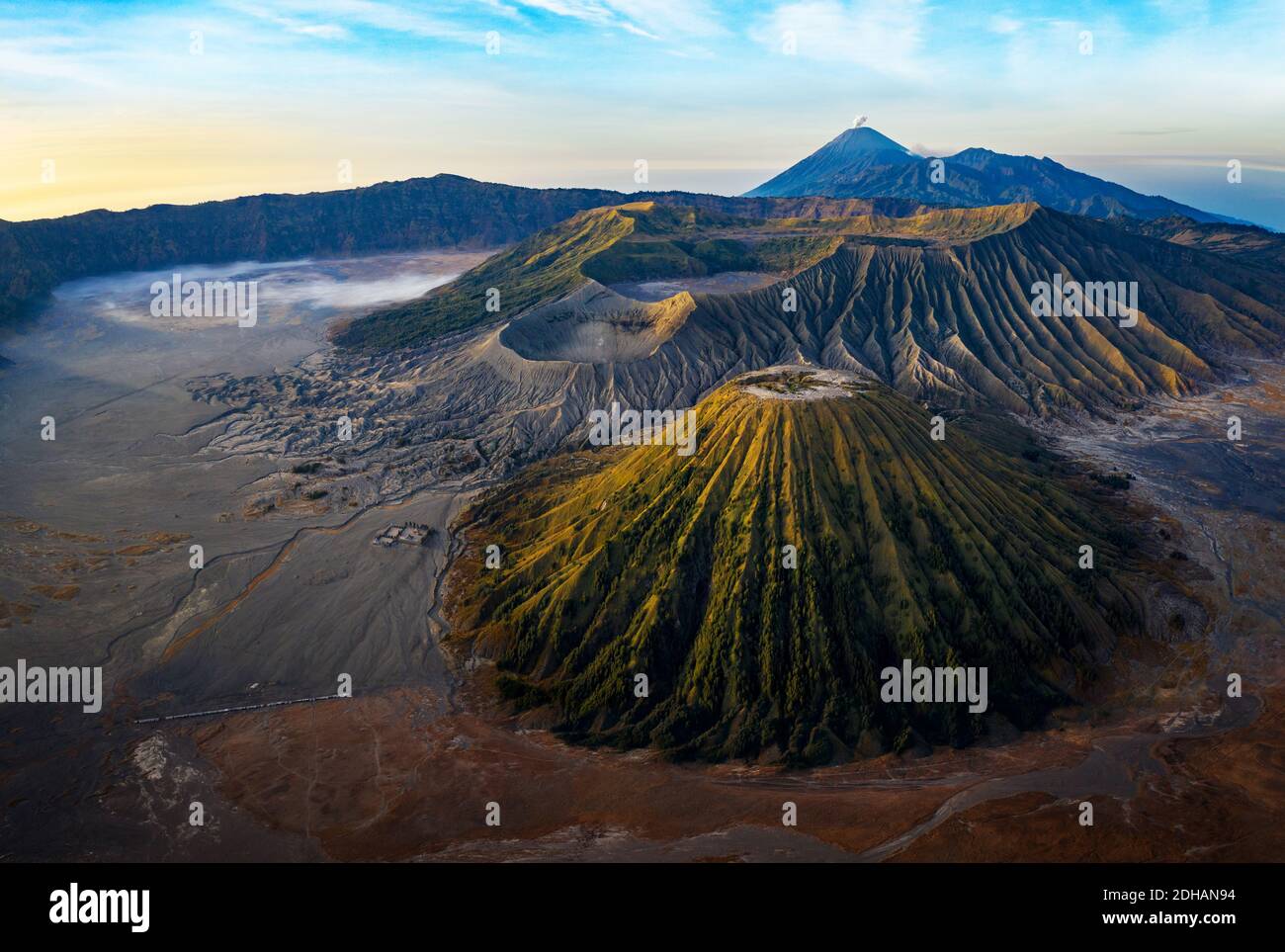 sunrise at the vulcano bromo national park indonesia on the island java Stock Photo - Alamy