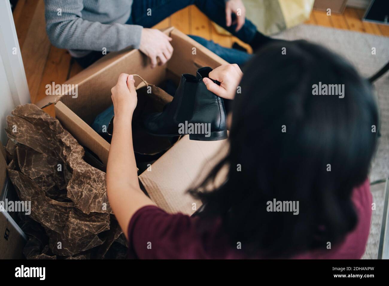 Removing shoe hi-res stock photography and images - Alamy