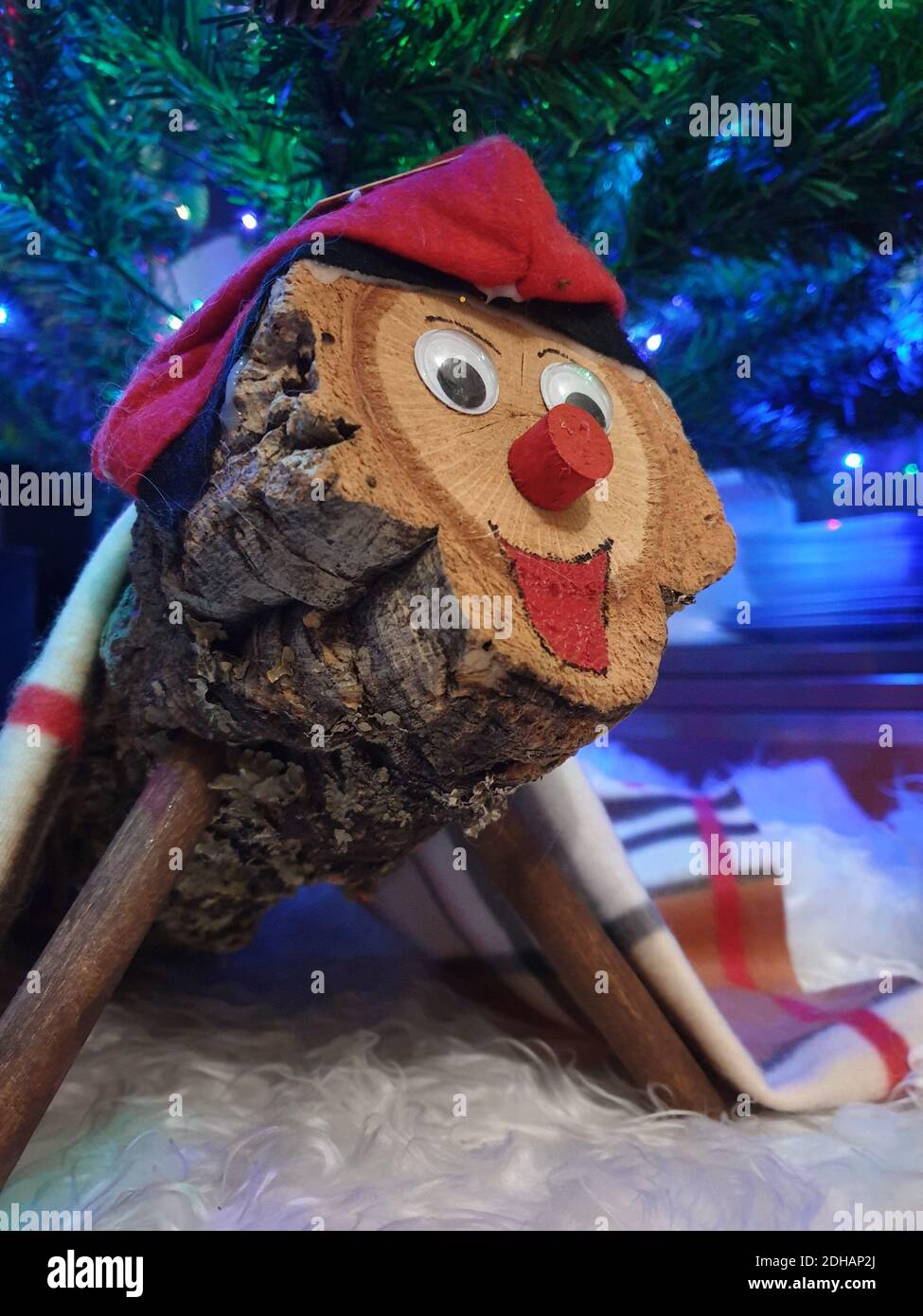 Handmade tio de nadal, a typical christmas character of catalonia ...