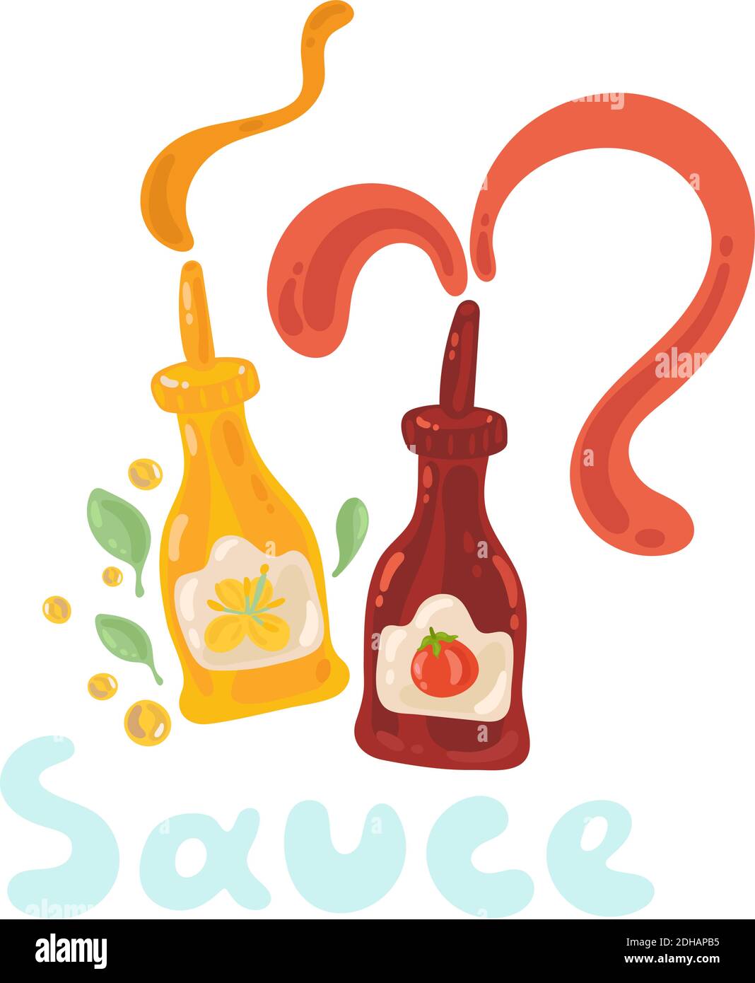 Cute Ketchup Clipart