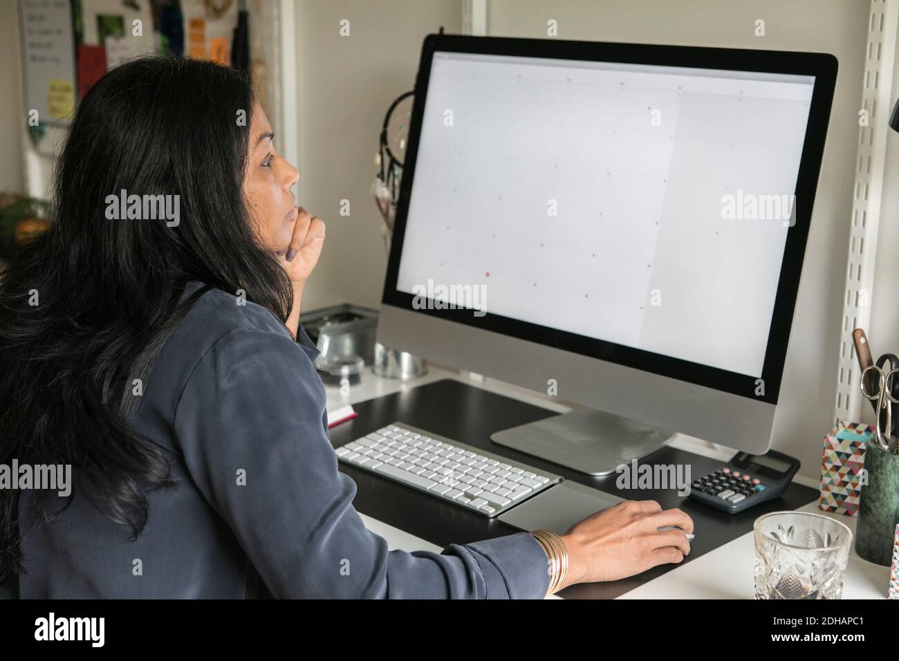 Using computer home office hi-res stock photography and images - Alamy
