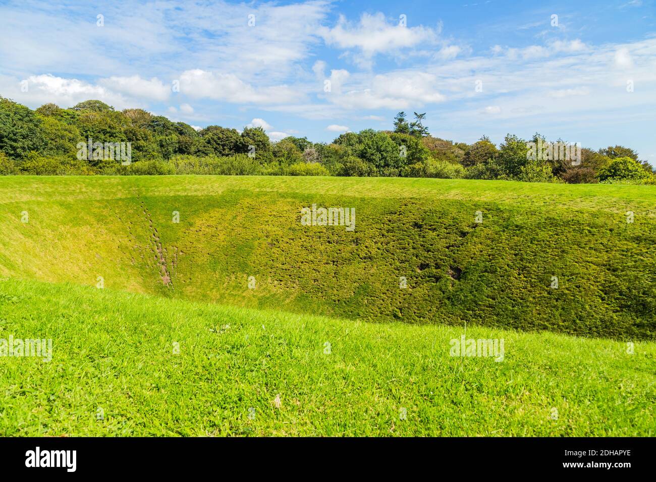 The Irish Sky Garden Crater, Skibbereen, West Cork. Ireland Stock Photo ...