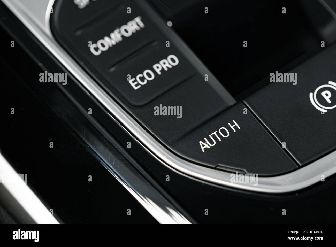 Car dashboard control panel buttons close up Stock Photo - Alamy