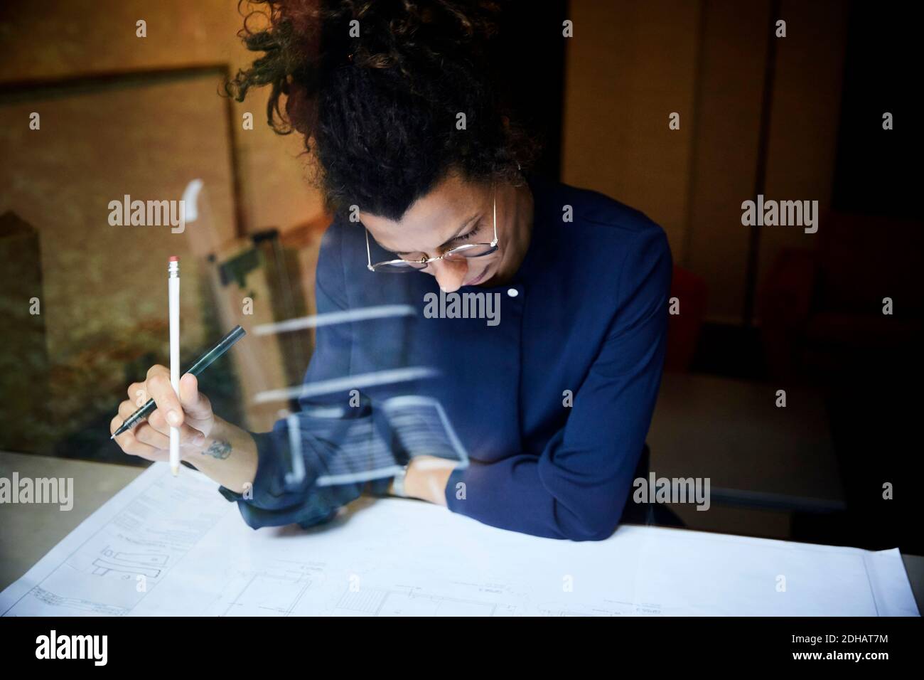 Architect engineer working office hi-res stock photography and images ...