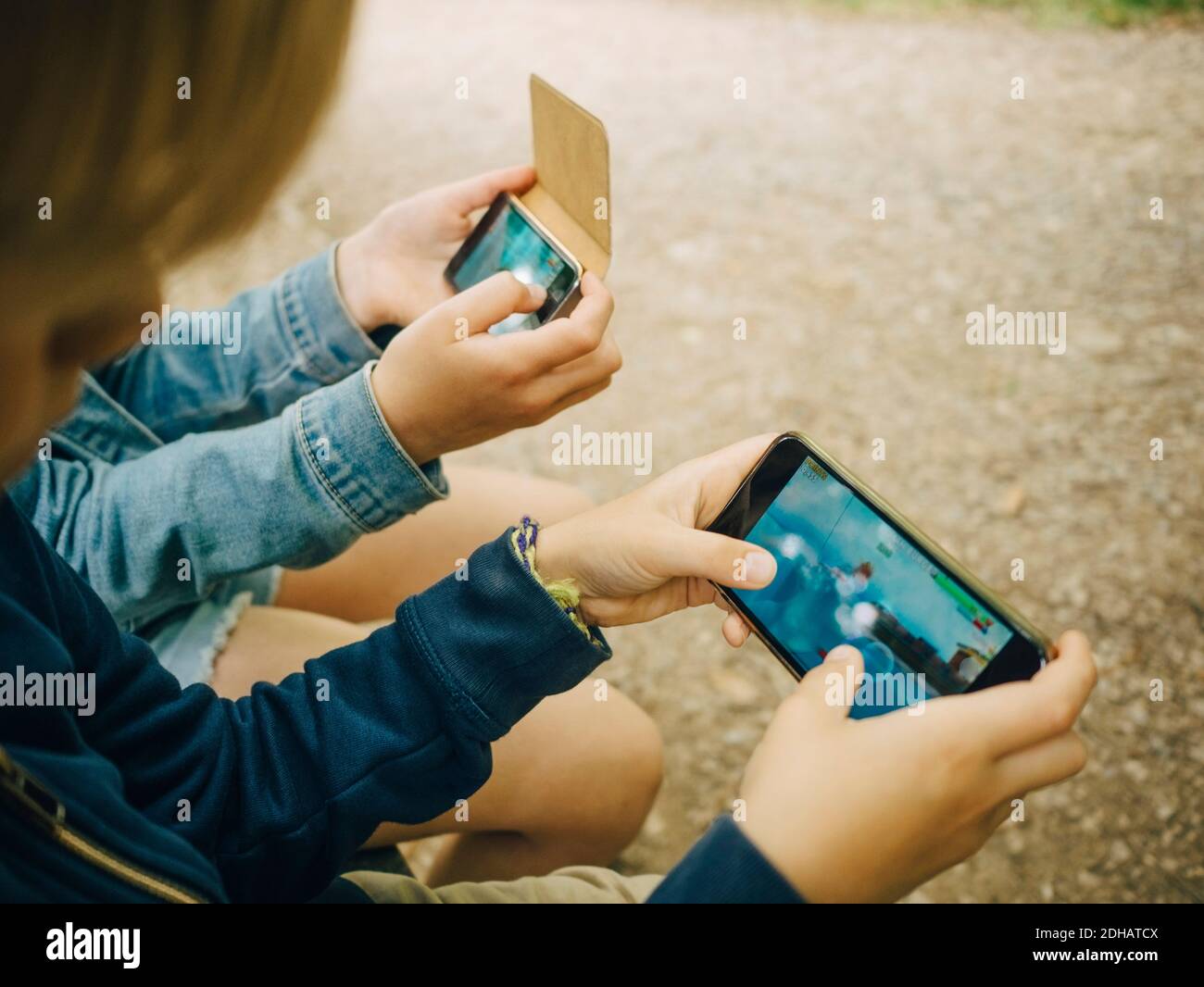 Adolescent mobile phone video screen hi-res stock photography and ...