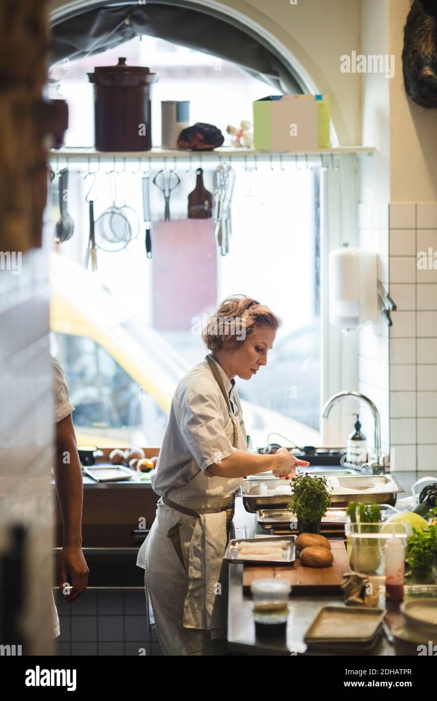 Kitchen counter chef cook hi-res stock photography and images - Alamy