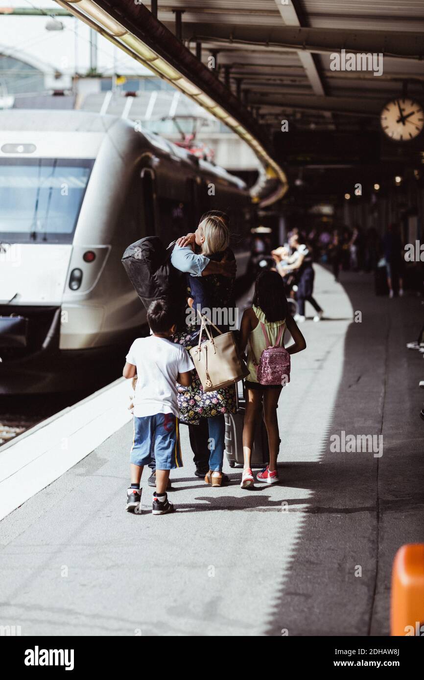 Two mature women on train journey hi-res stock photography and images ...