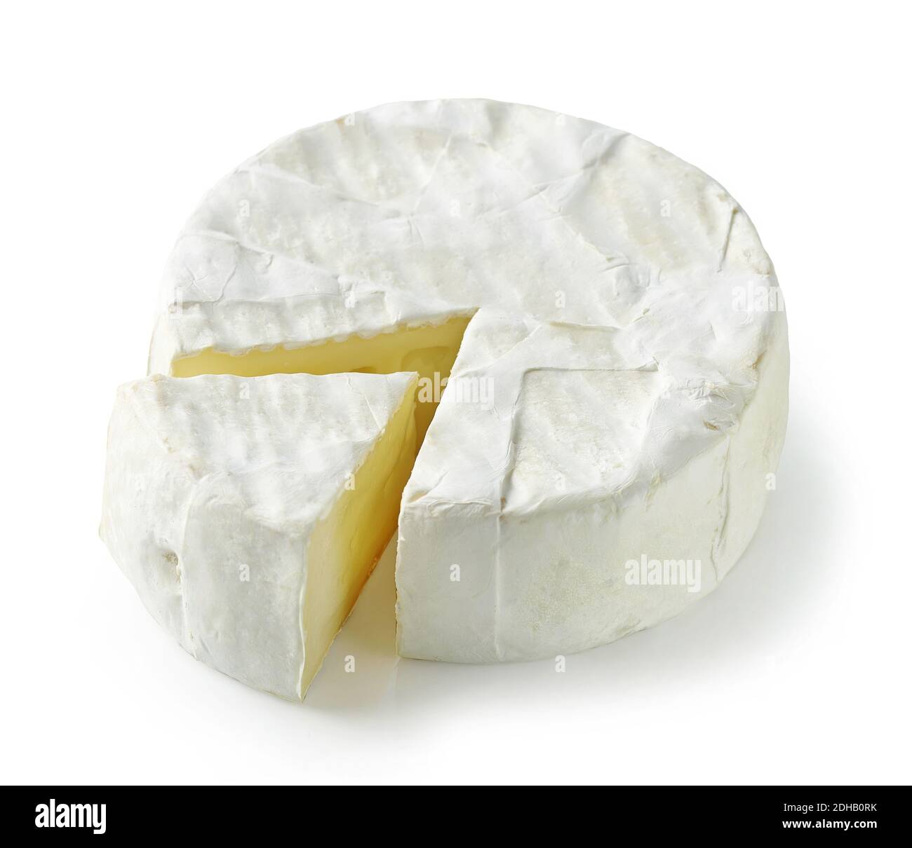 fresh brie cheese isolated on white background Stock Photo - Alamy