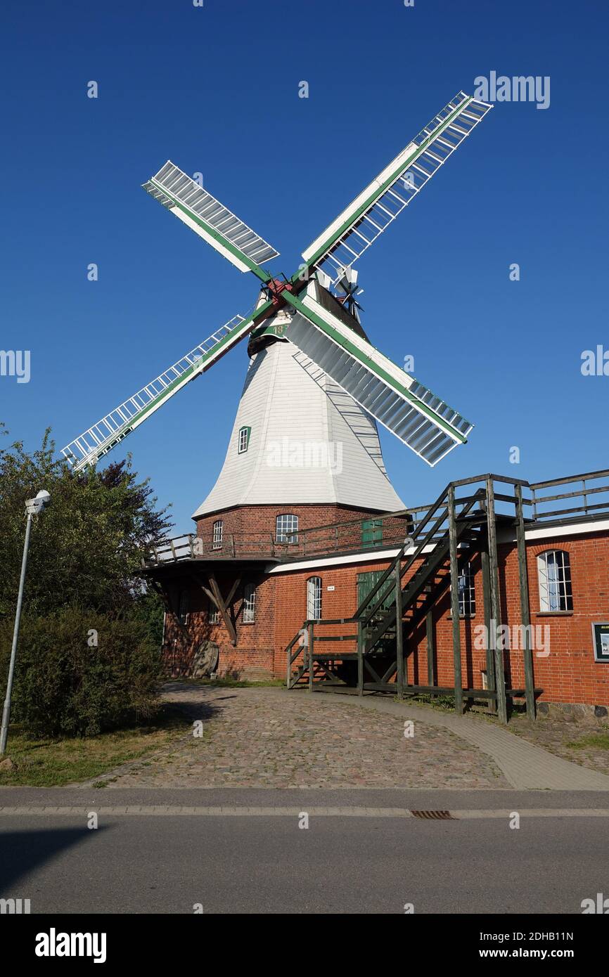 Windmill in Artlenburg Stock Photo - Alamy