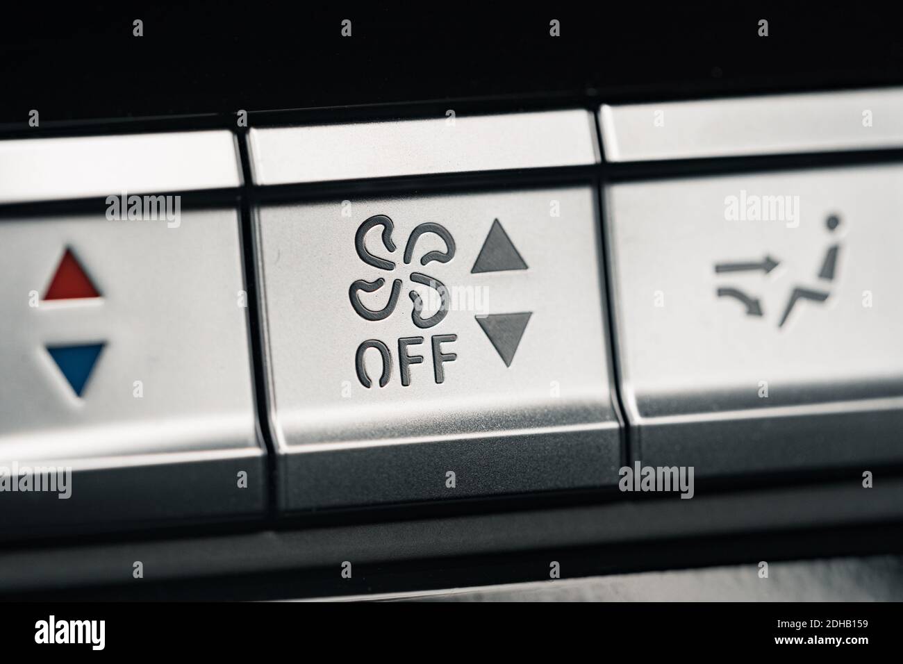 Car dashboard control panel buttons close up Stock Photo - Alamy