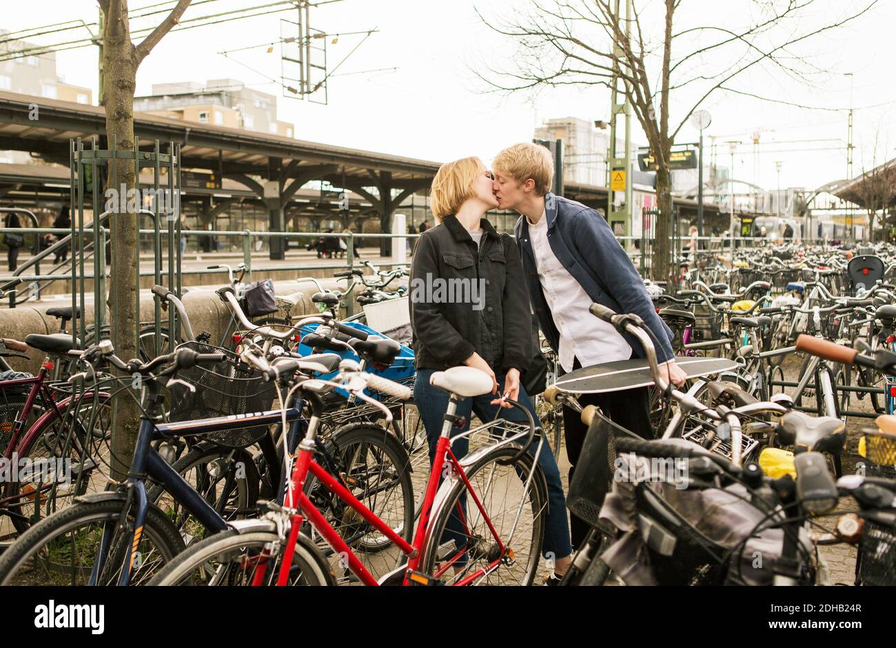 Kissing bikes hi-res stock photography and images - Alamy