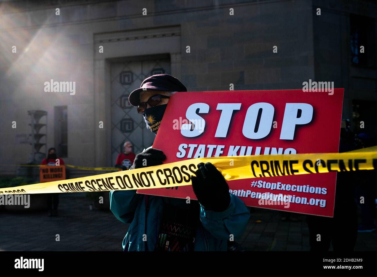 Death penalty protest washington hi-res stock photography and images ...