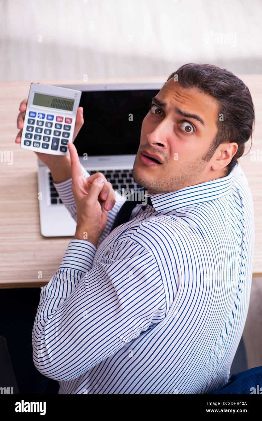 Rear view financial accountant hi-res stock photography and images - Alamy