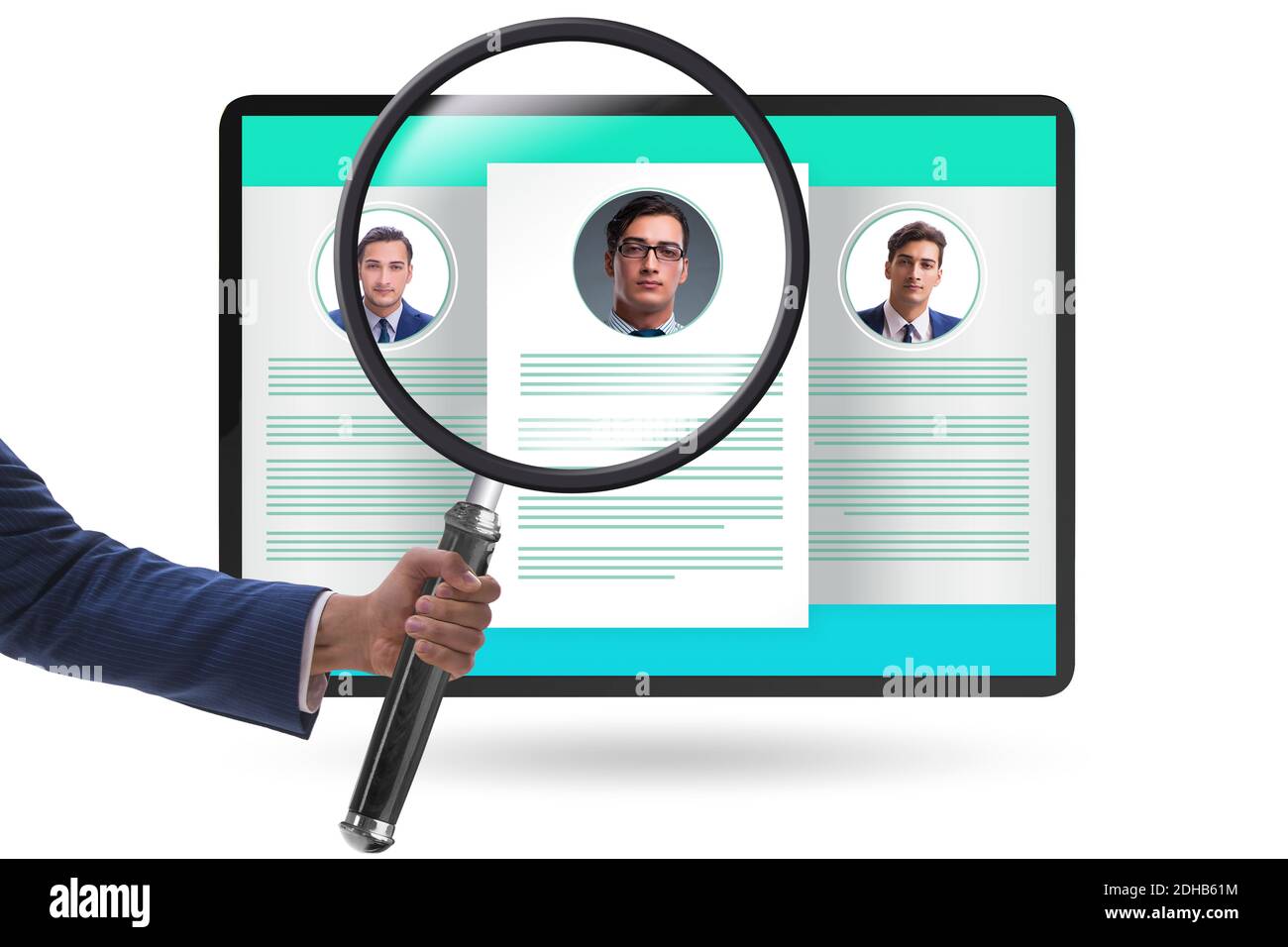 Hr management recruitment candidate Cut Out Stock Images & Pictures - Alamy