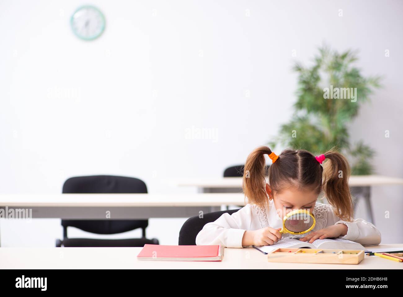 Small girl in early development concept Stock Photo - Alamy