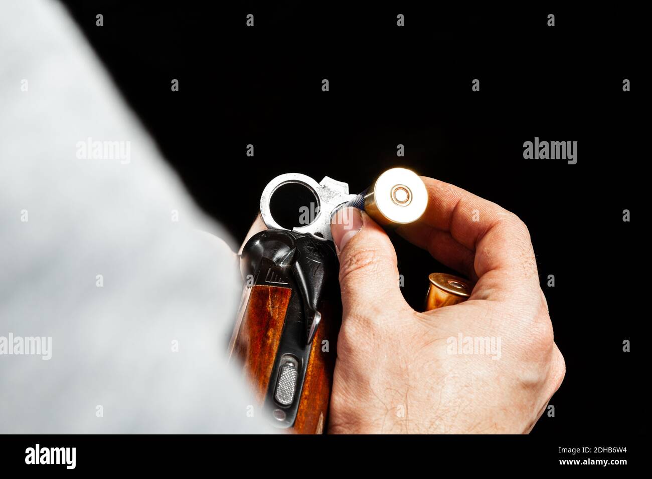 Hand Holding Rifle High Resolution Stock Photography and Images - Alamy