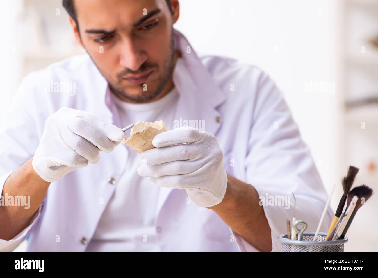 Male archaeologist hi-res stock photography and images - Alamy