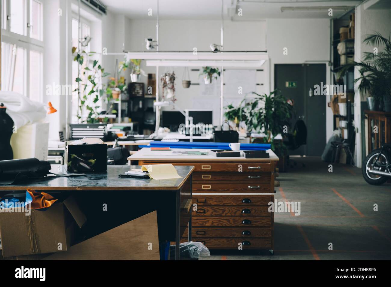 Interior of start-up office Stock Photo - Alamy