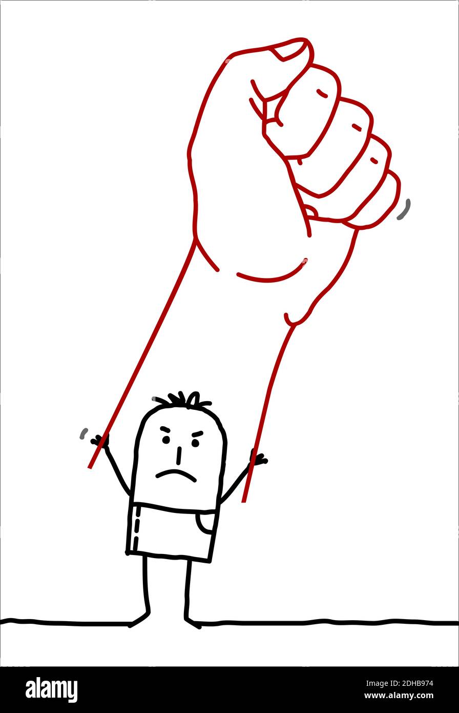 Rising hand Stock Vector Images - Alamy