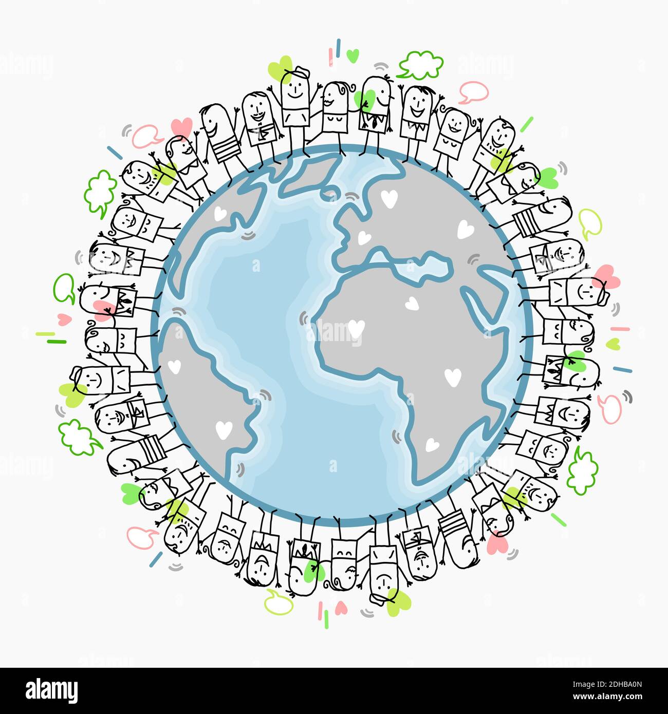 Yes world Cut Out Stock Images & Pictures - Alamy