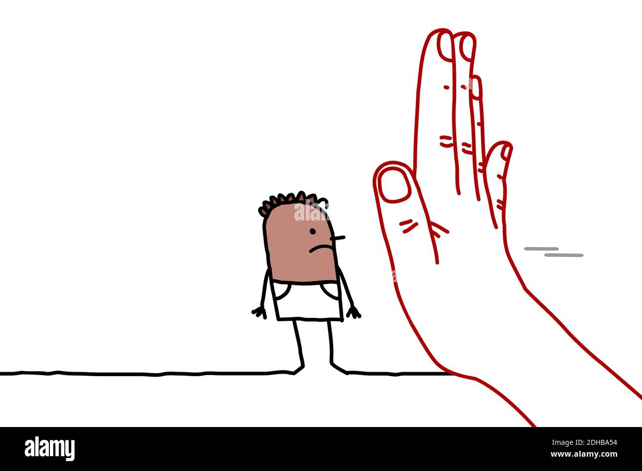 Stop Hand Cartoon