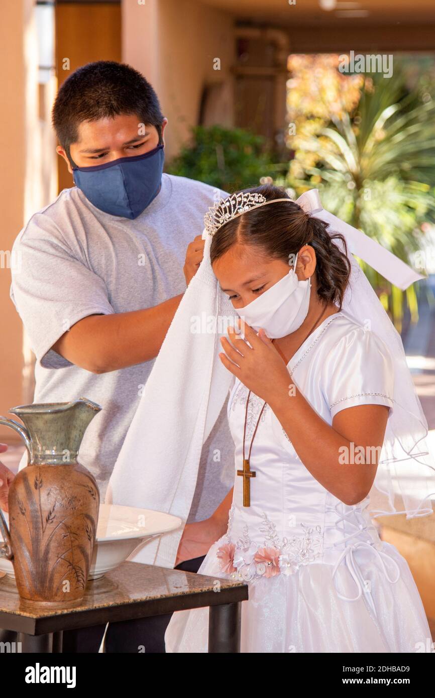 Baptism girl hi-res stock photography and images - Alamy