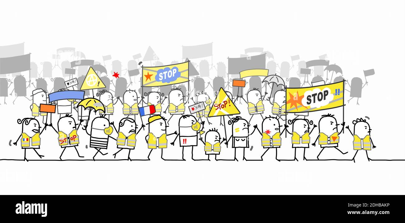 Political cartoon french revolution Stock Vector Images - Alamy