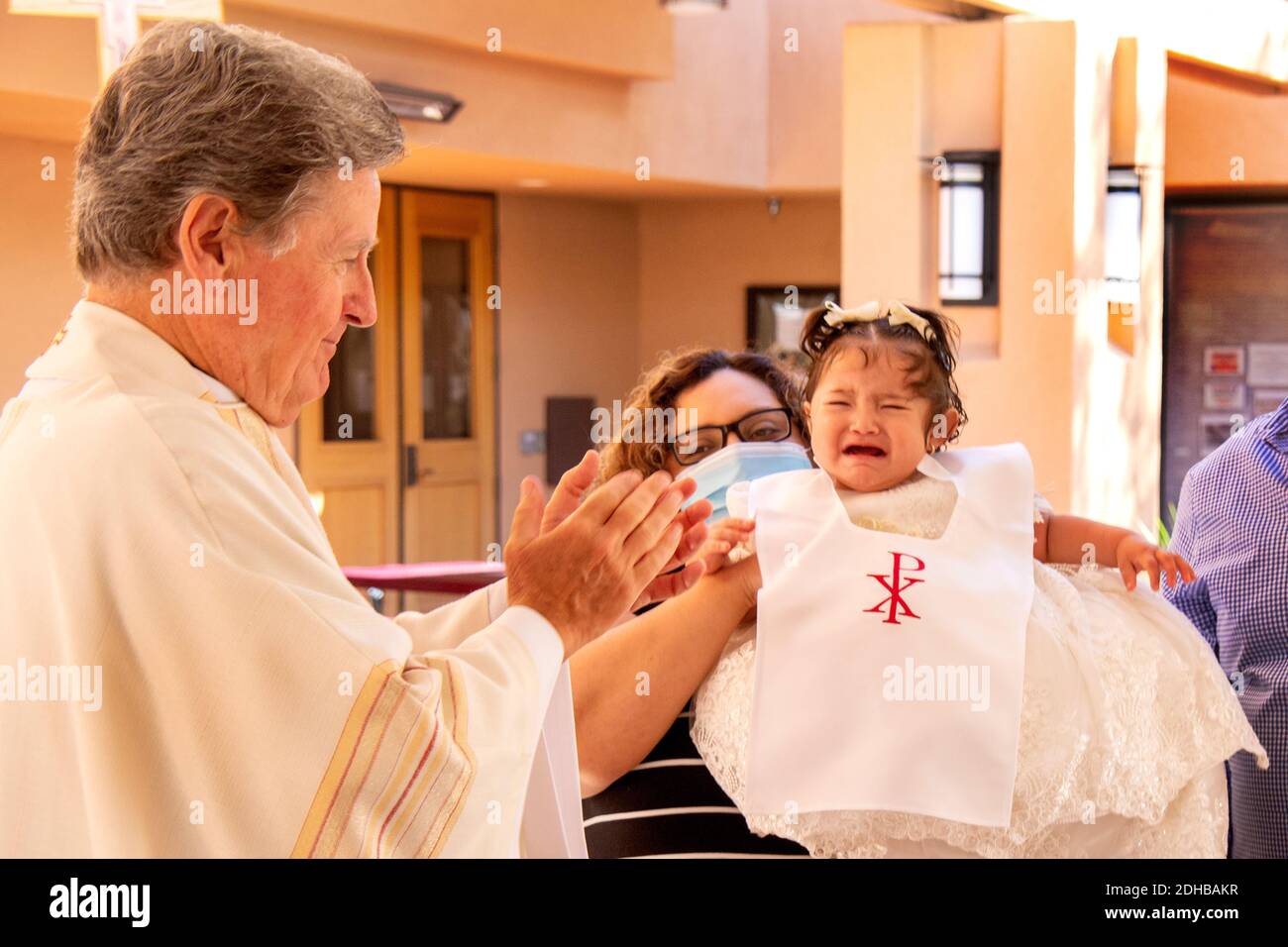 Baptism robe hi-res stock photography and images - Alamy