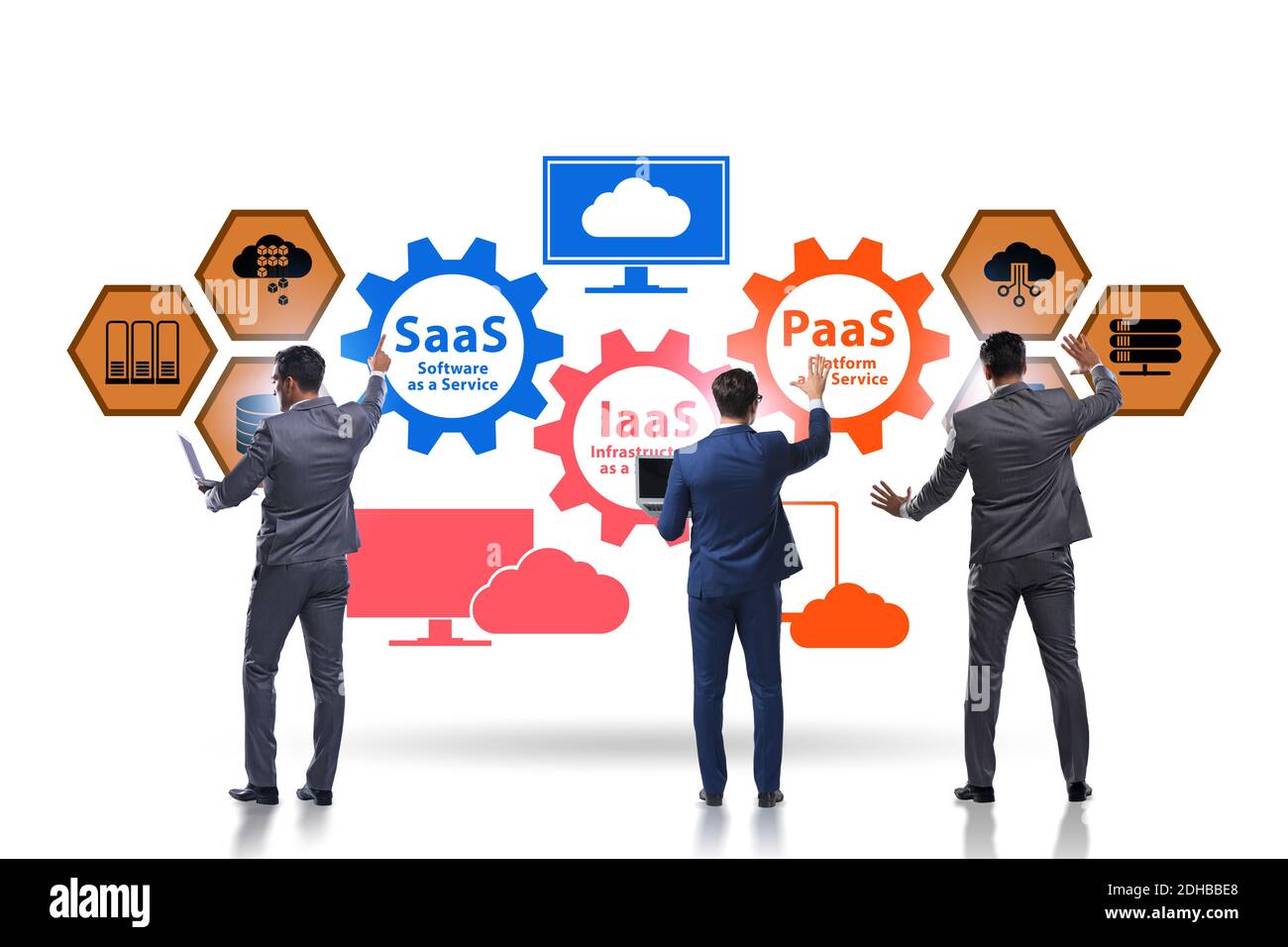 Iaas paas saas Cut Out Stock Images & Pictures - Alamy