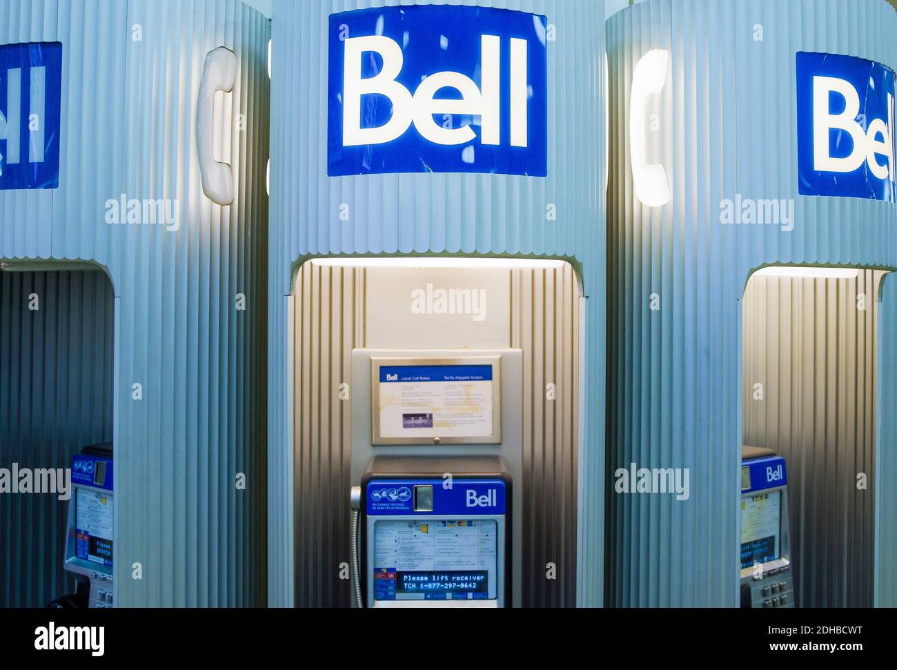 Bell payphones in a subway station Stock Photo - Alamy