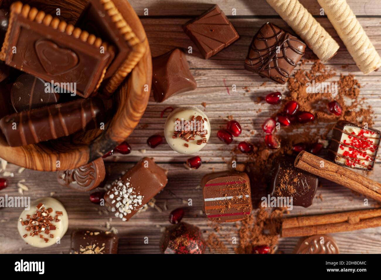 Assorted chocolate biscuit assortment hi-res stock photography and ...