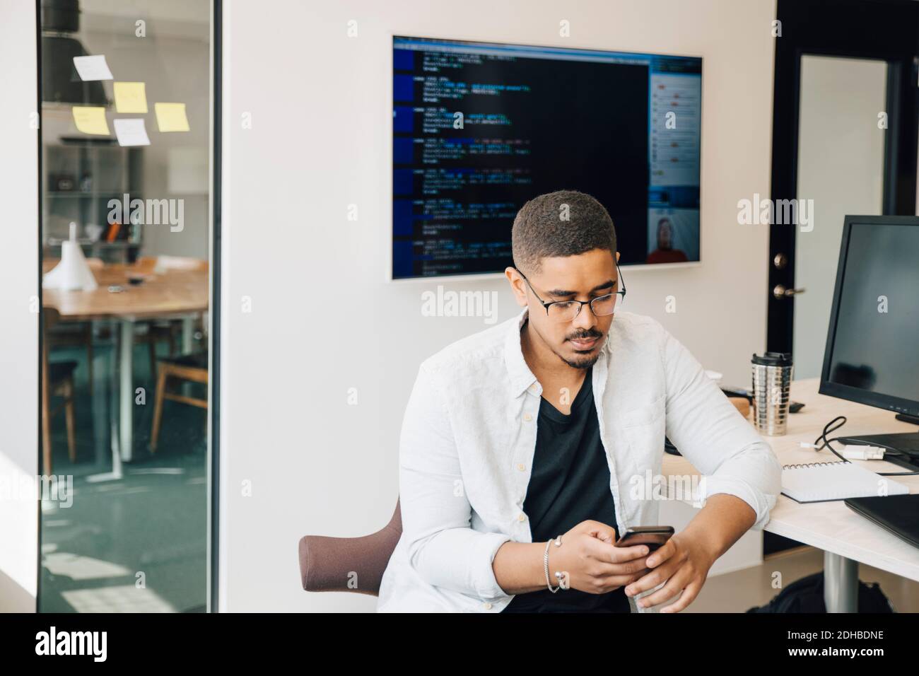 African american male computer hacker hi-res stock photography and ...