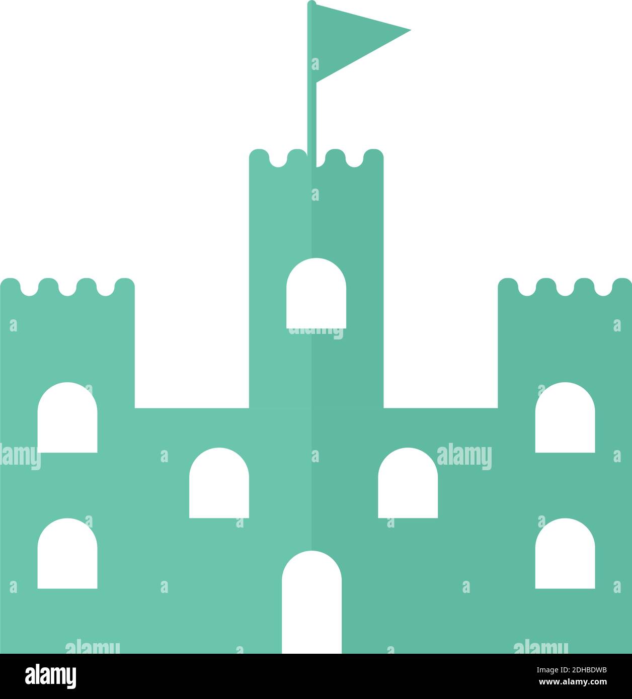 Old new castle Stock Vector Images - Alamy
