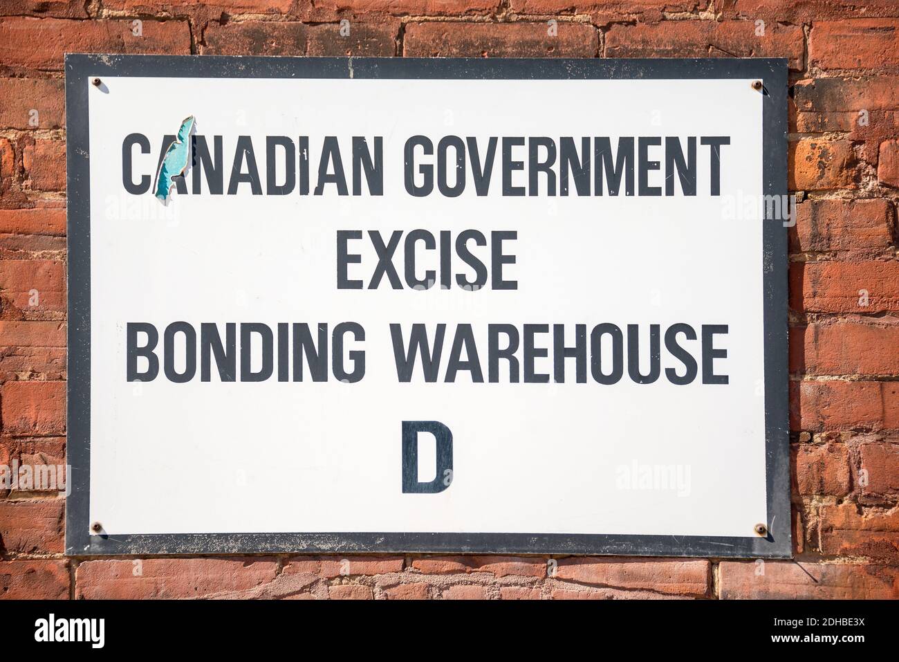 Distillery District in Toronto, Canada. Canadian Government Excise ...