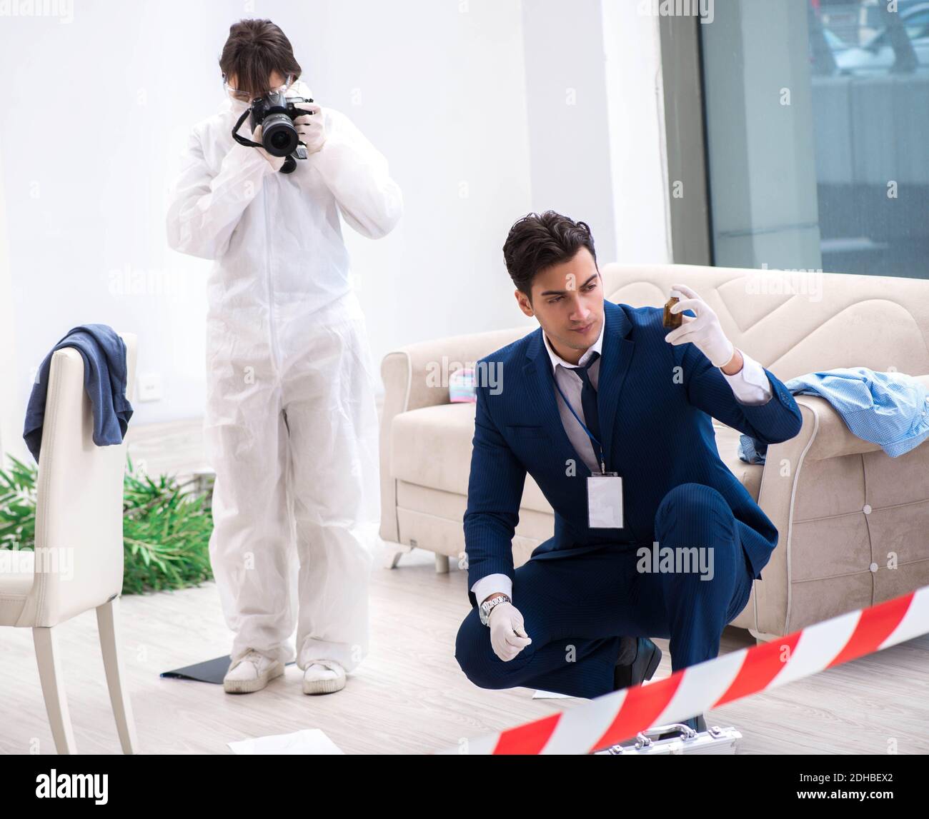 Blood sample crime scene hi-res stock photography and images - Alamy